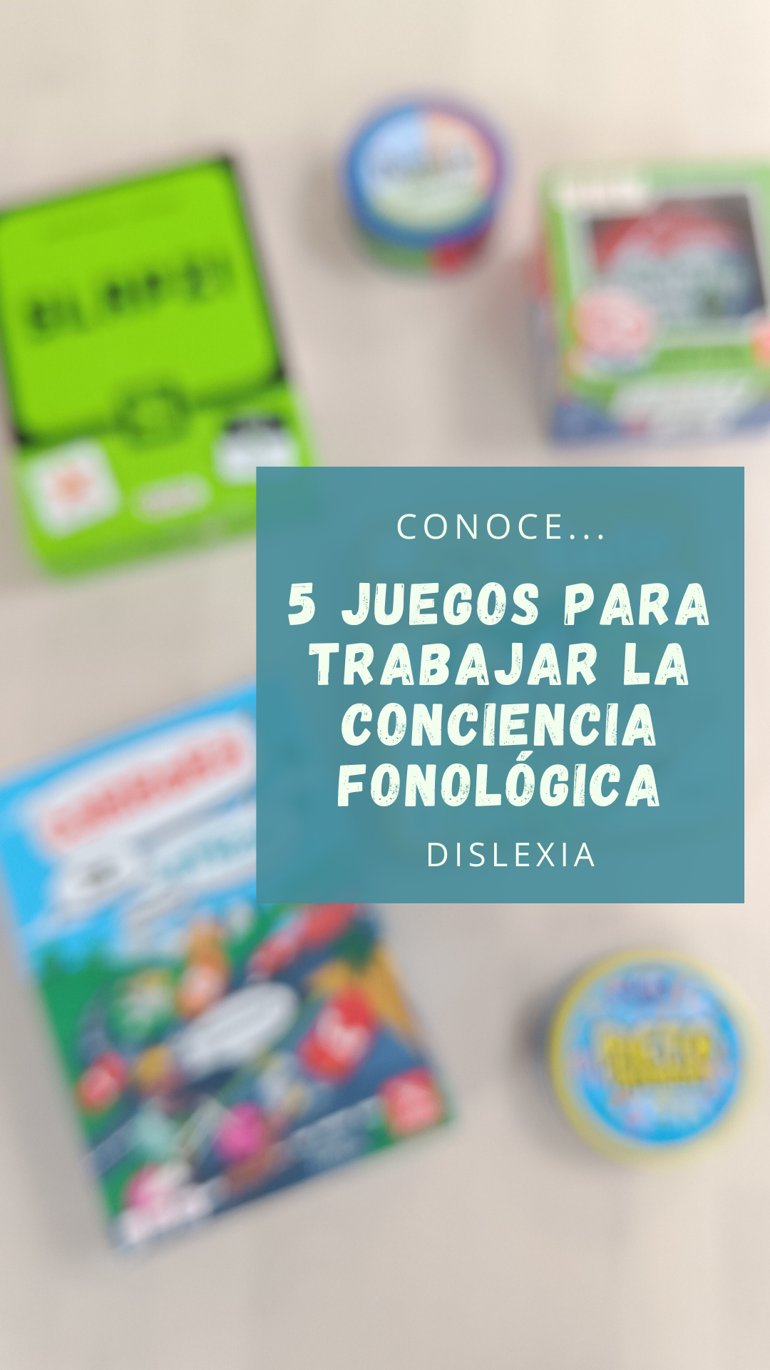 5 juegos de mesa para trabajar la conciencia fonológica. Dislexia – Mi ...