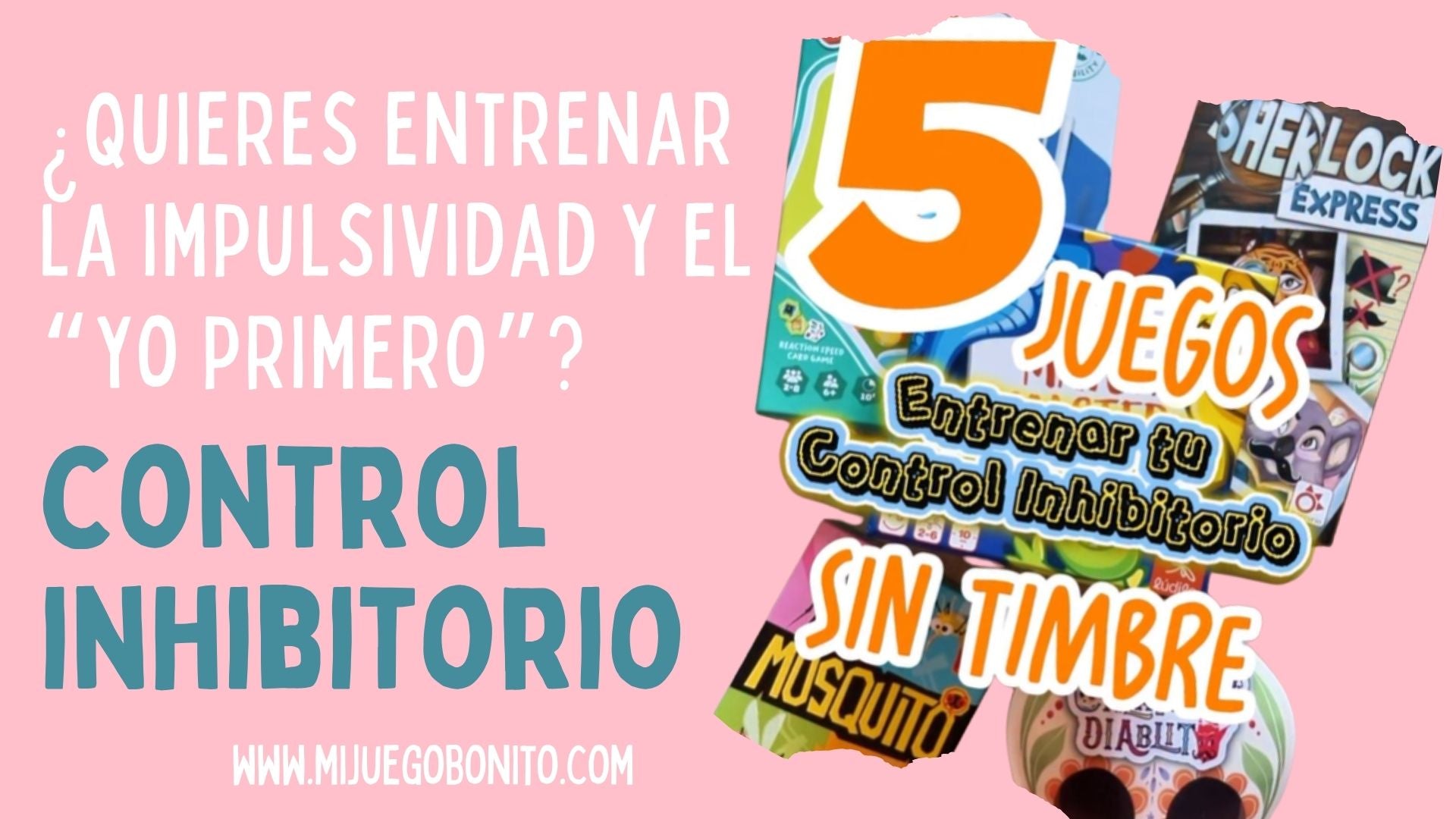 5 juegos para entrenar el control inhibitorio sin timbre – Mi Juego Bonito