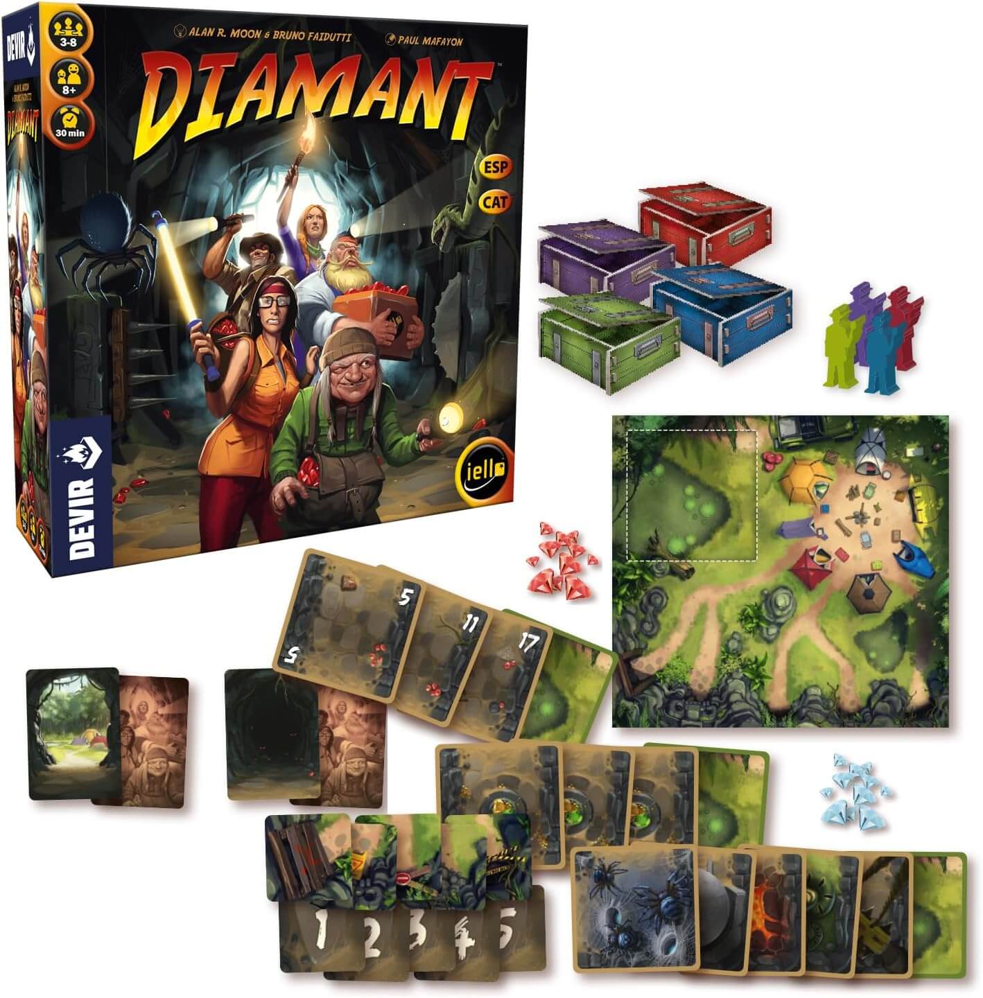 Diamant | 8 años | 3 a 8 jugadores | Devir