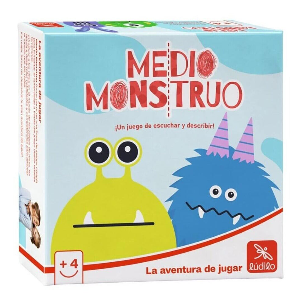 Medio Monstruo - Juego de mesa - Ludilo - Desde 4 años – Mi Juego Bonito